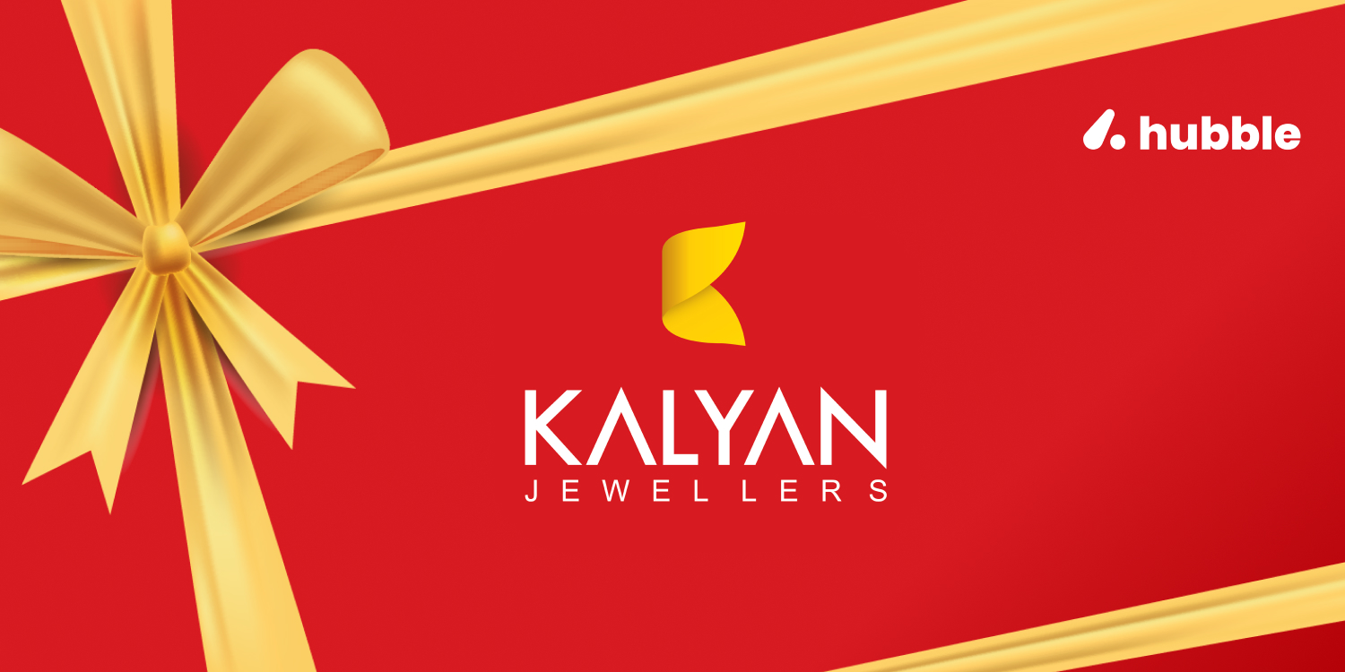 Kalyan Jewellers Gift Card 3 flat off Hubble Money